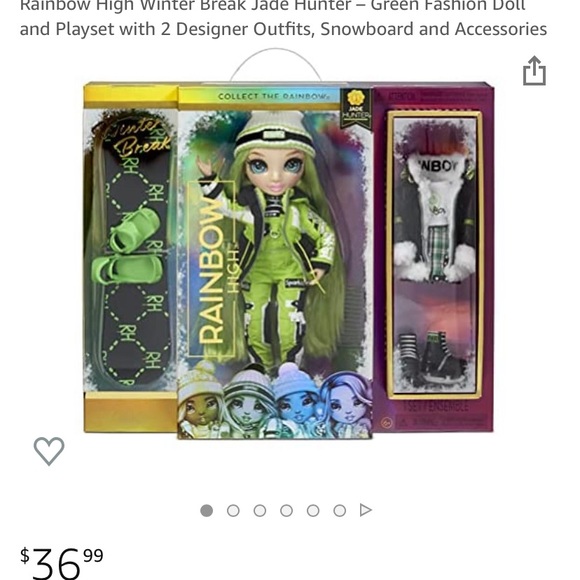Toys | Brand New Rainbow High Doll Set Winter Break Edition Doll Jade ...